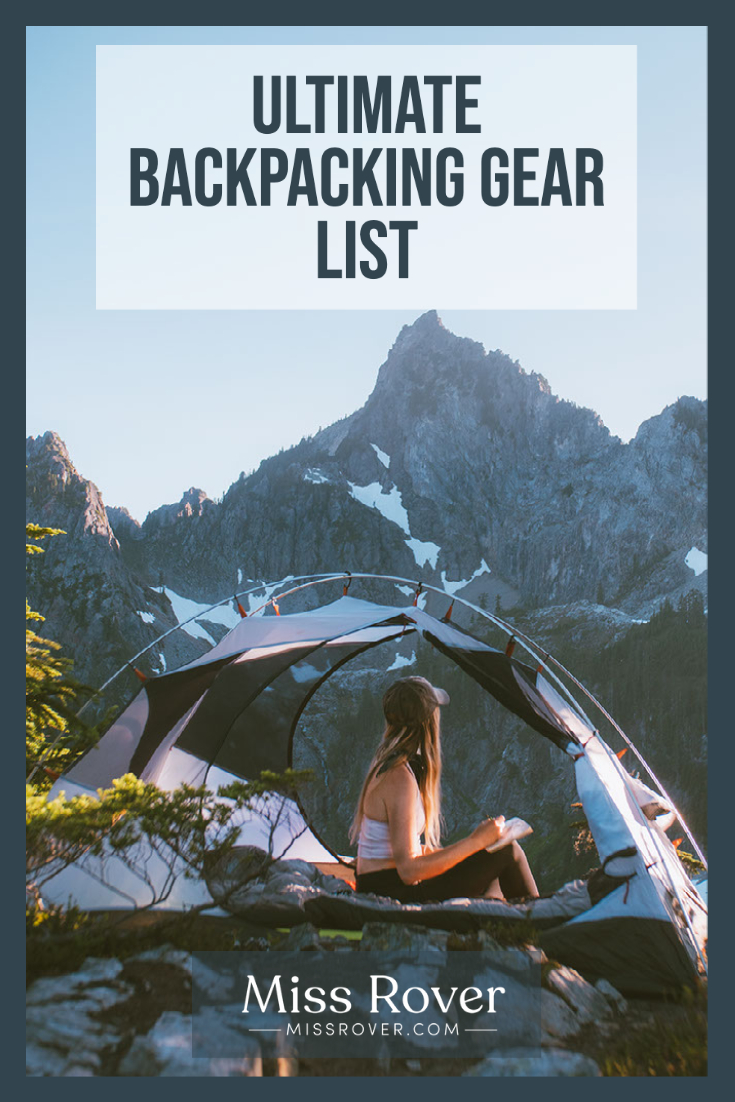 My Backpacking Packing List: a complete guide - Miss Rover