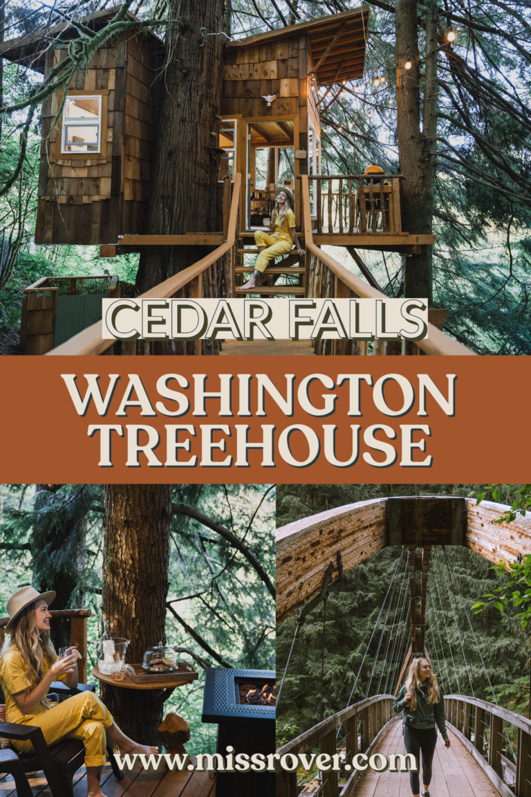 Stay in a Treehouse in Washington: Cedar Falls Treehouse - Miss Rover