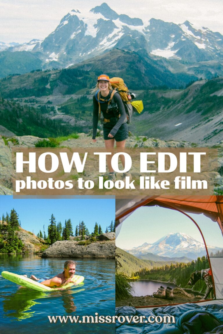 How to Edit Photos to Look Like Film - Miss Rover